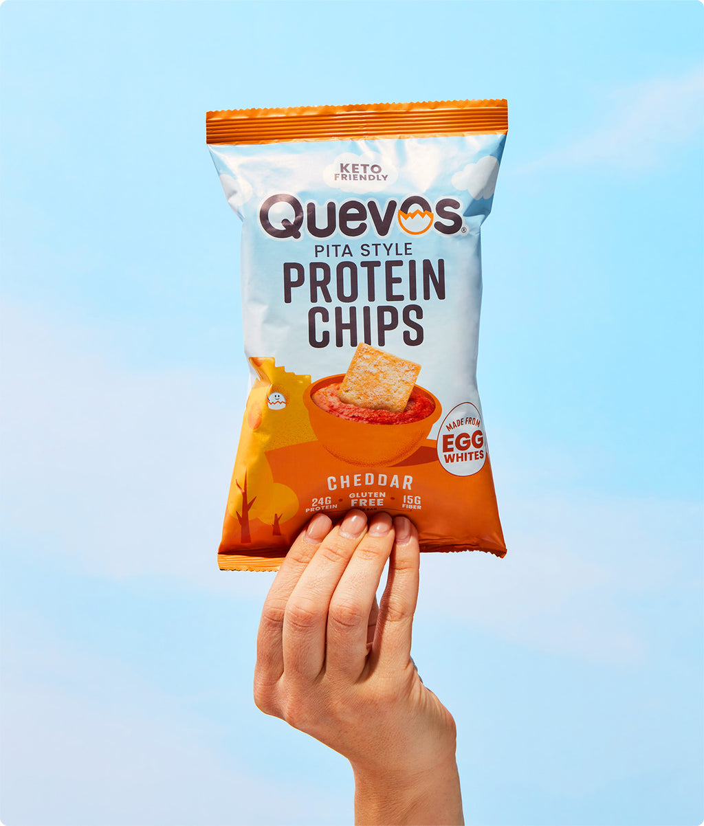 Discover Quevos: High Protein, Low Carb Egg White Chips